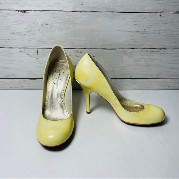 Jessica Simpson | Shoes | Jessica Simpson Womens Heels Pale Yellow ...